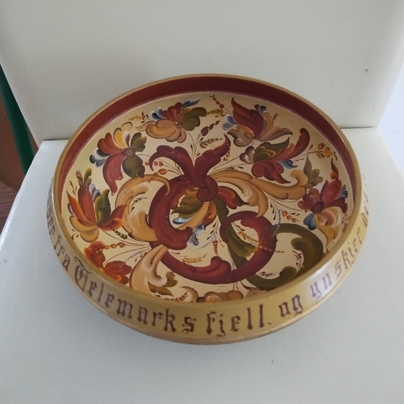 Dining | Norwegian Rosemalingvintage Ale Bowl Mid Century From 7s Obo ...